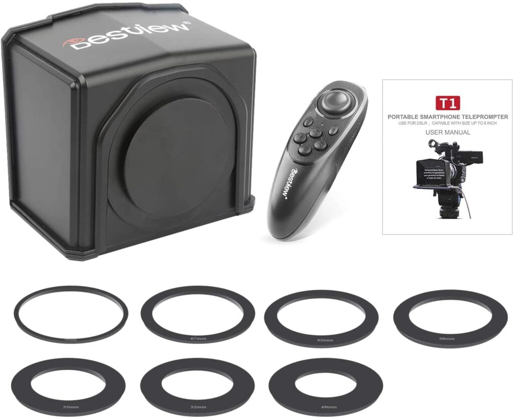 Desview T1 Smartphone Teleprompter with Remote Control - Awpro.tv