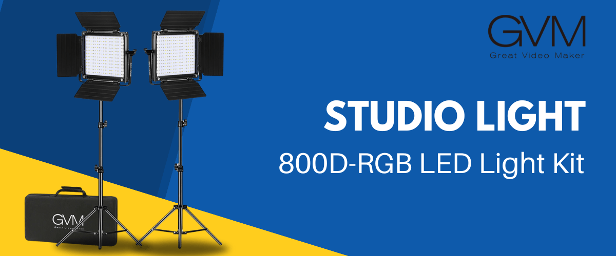 Best RGB Lights for Beginners | GVM 800D 2 Light Kit - AWPRO